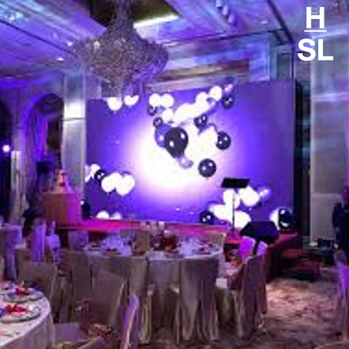 150" Rear Projector Projection Screen with Trussing - Vivid Collective